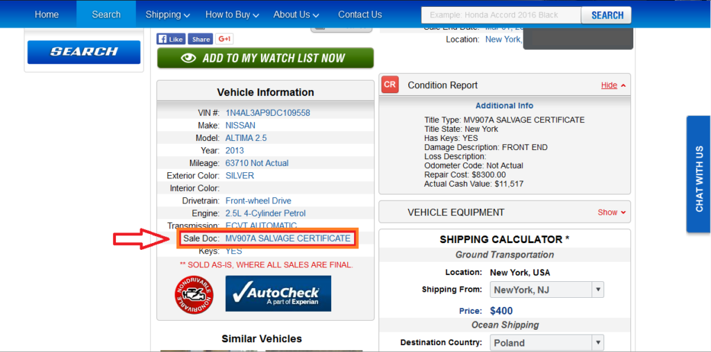 HOW TO USE AUCTION EXPORT CAR PROFILE